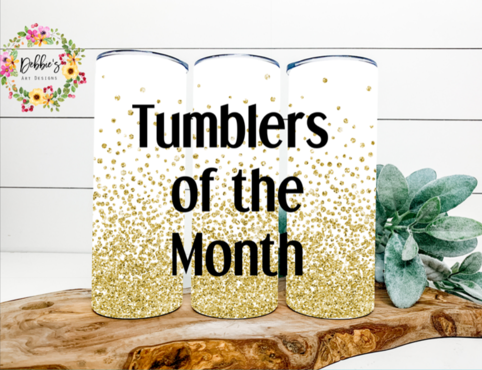 Tumblers Of The Month – Debbie's Art Designs